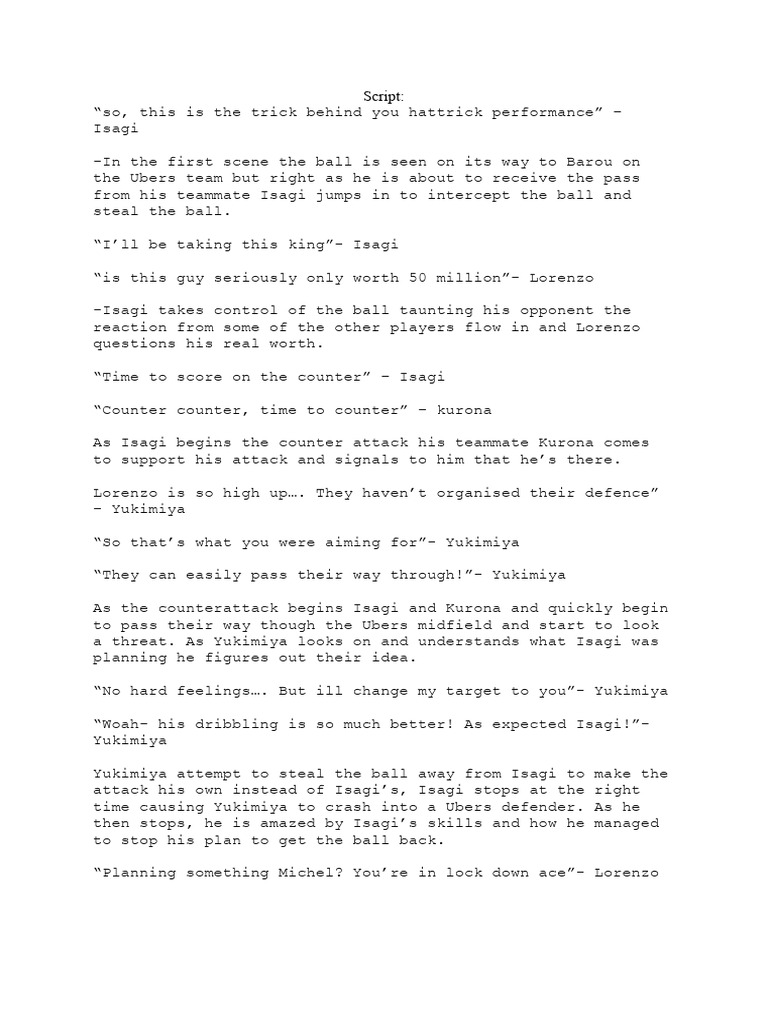 Script FMP | PDF | Sports | Team Sports