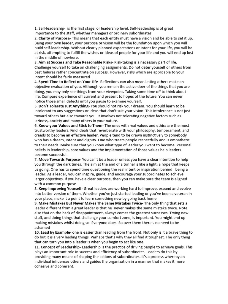 character formation 200 terms | PDF | Leadership | Power (Social And ...