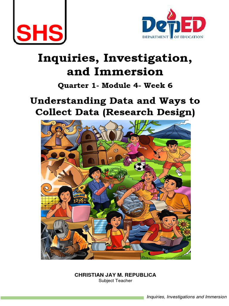 Applied - 3IS-Q1-Module 4 - Understanding Ways To Collect Data | PDF | Qualitative Research ...