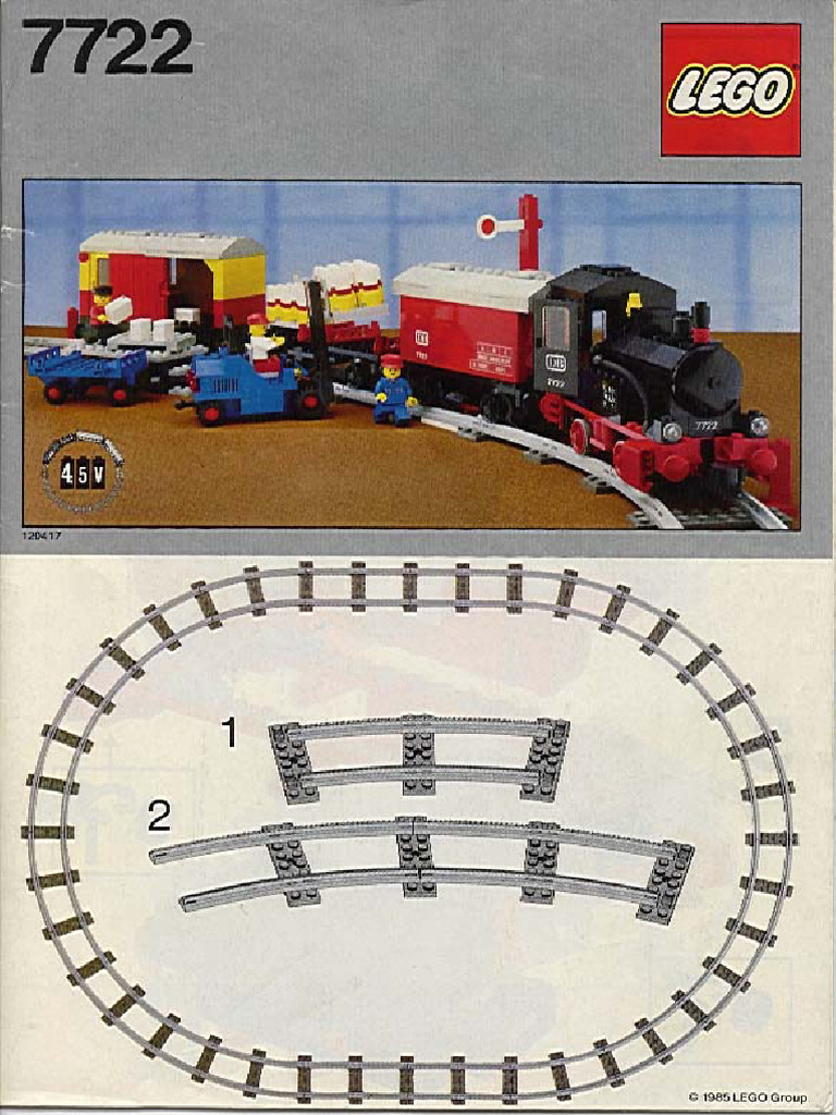 7722 4.5V Train With Steam Engine | PDF