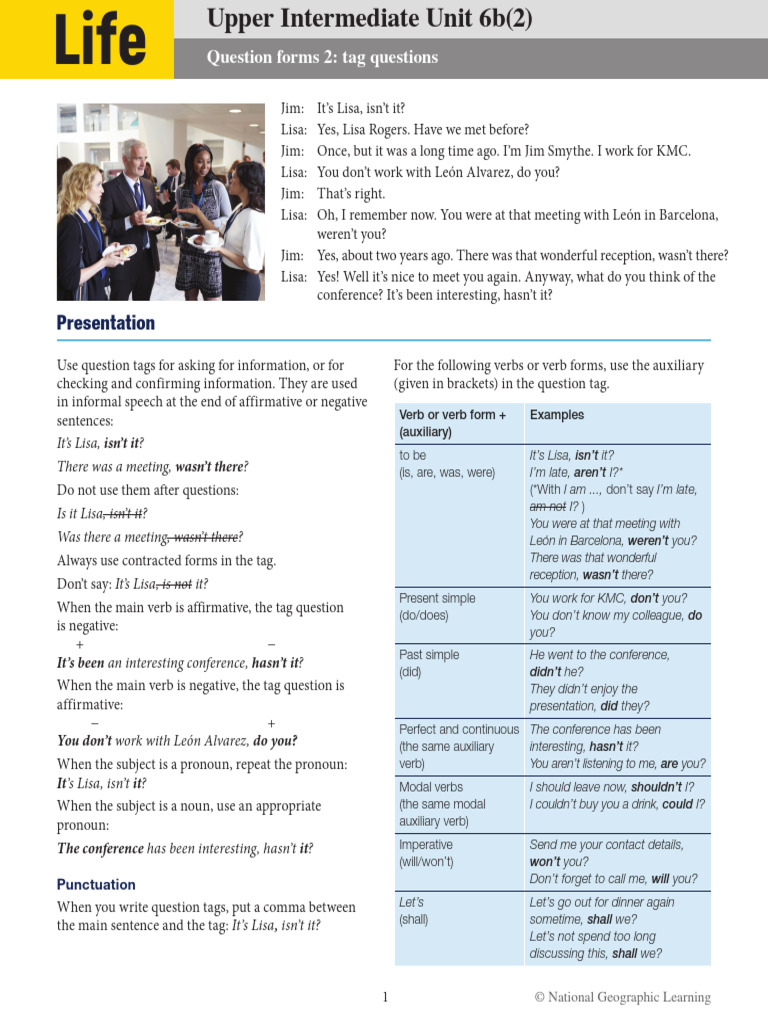 Upper-Intermediate GW 06b-2 | PDF | Verb | Semantic Units