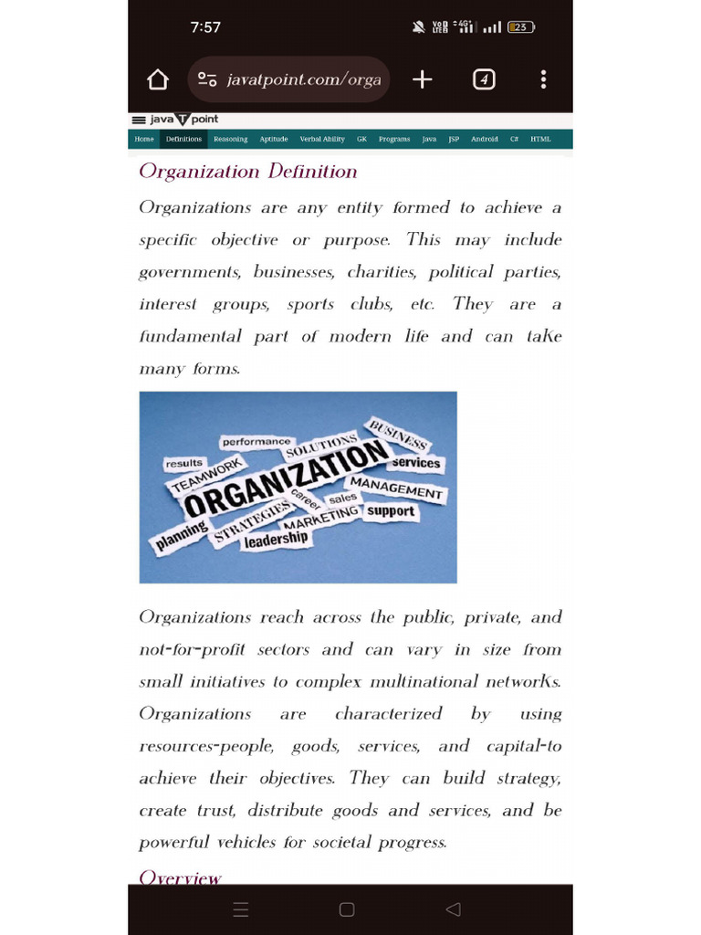 Organization | PDF