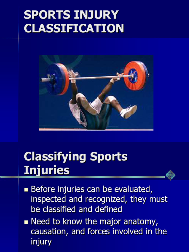 Sports - Injury - Classification 3 | PDF | Bone | Stress (Mechanics)