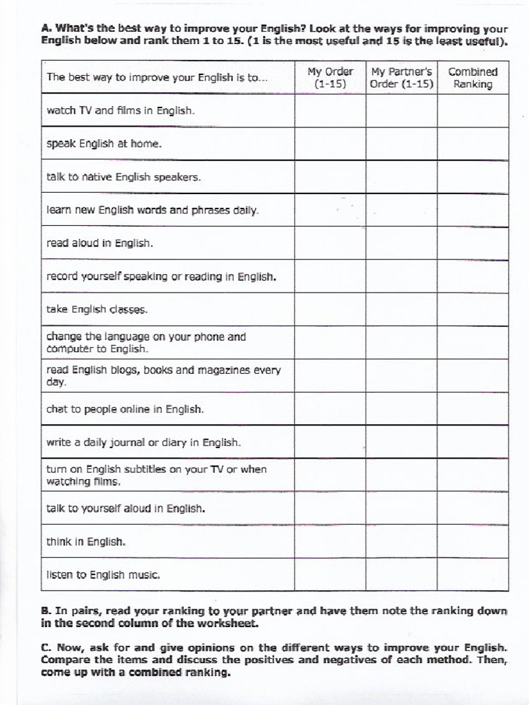 How to improve your english | PDF