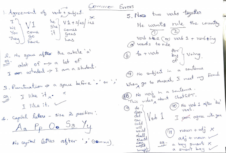 Common Errors - 1 | PDF