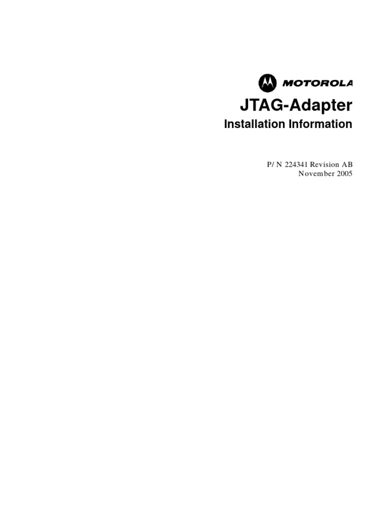 JTAG Programming Adapter Manual | PDF | Usb | Field Programmable Gate Array