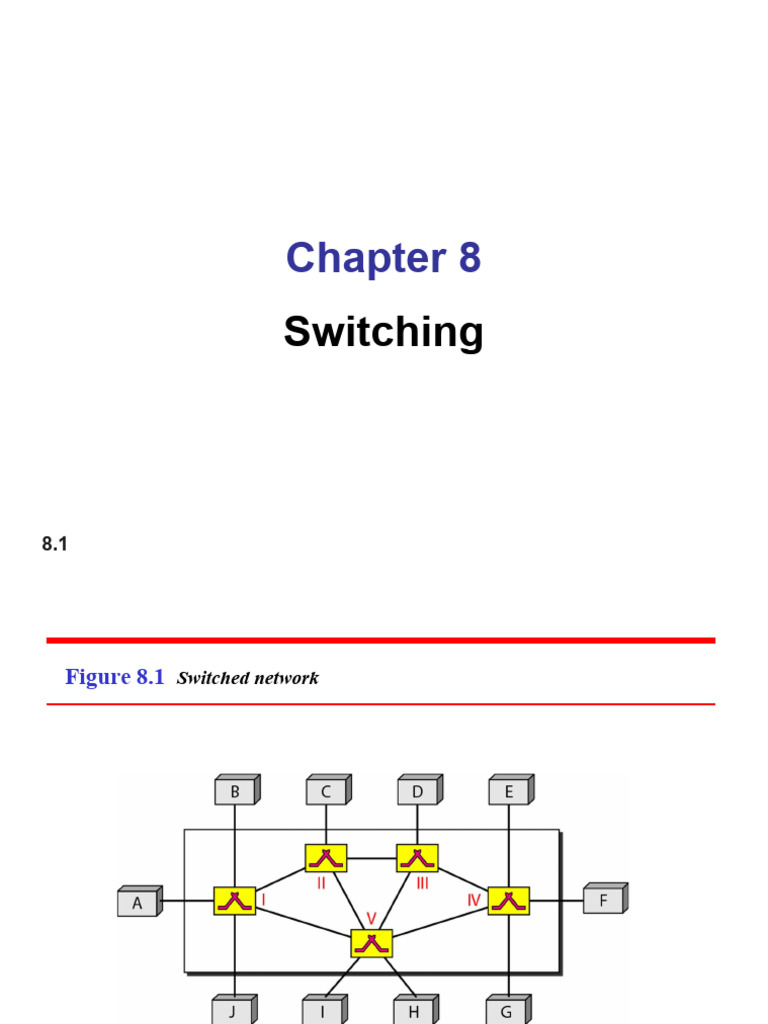 NET321 F11 CH 8 | PDF | Computer Network | Packet Switching