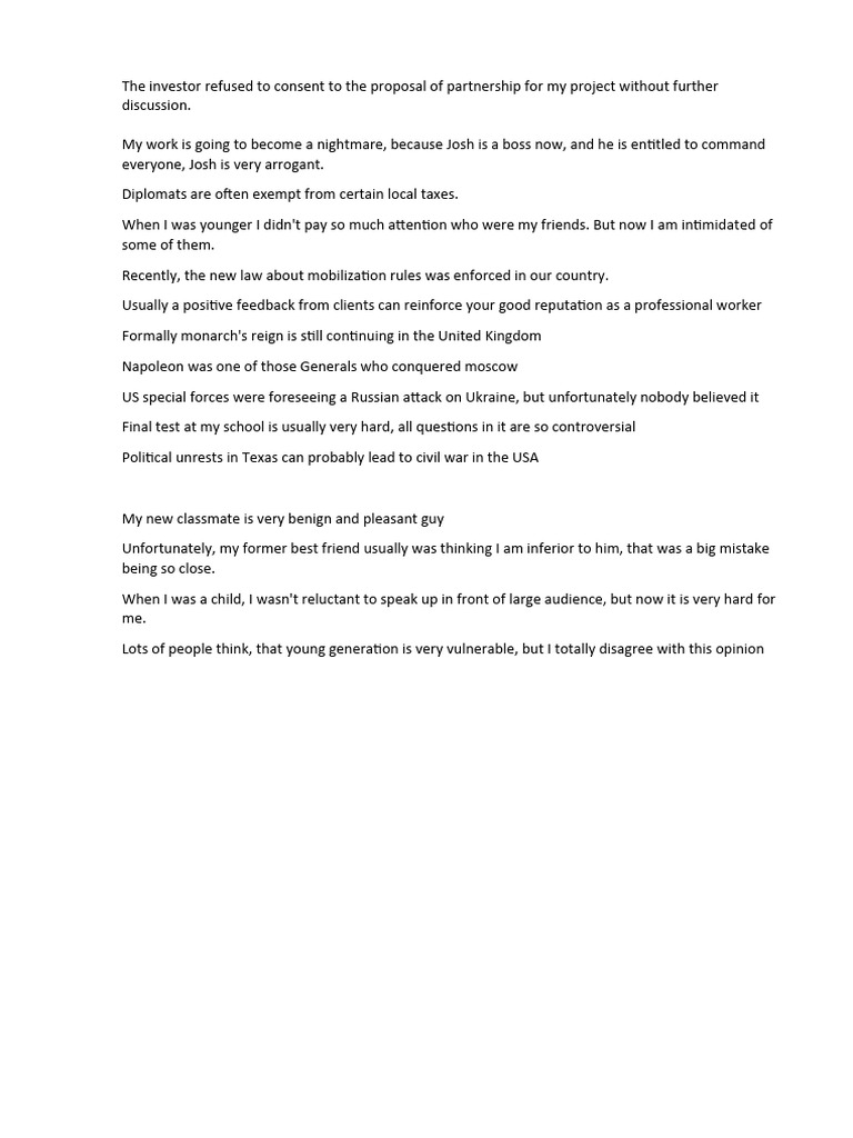 Personal Reflections and Observations | PDF