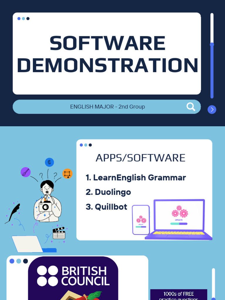 Software Demonstration Group 2 English Major | PDF | English As A ...