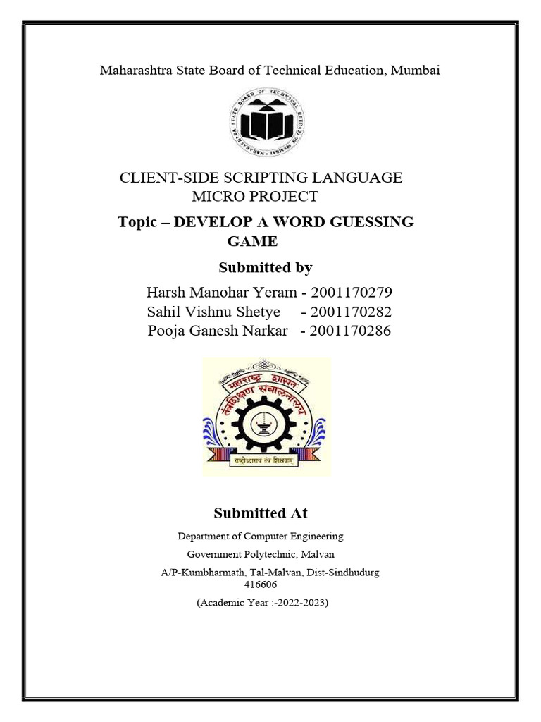 CSS Micro Project | PDF | World Wide Web | Internet & Web