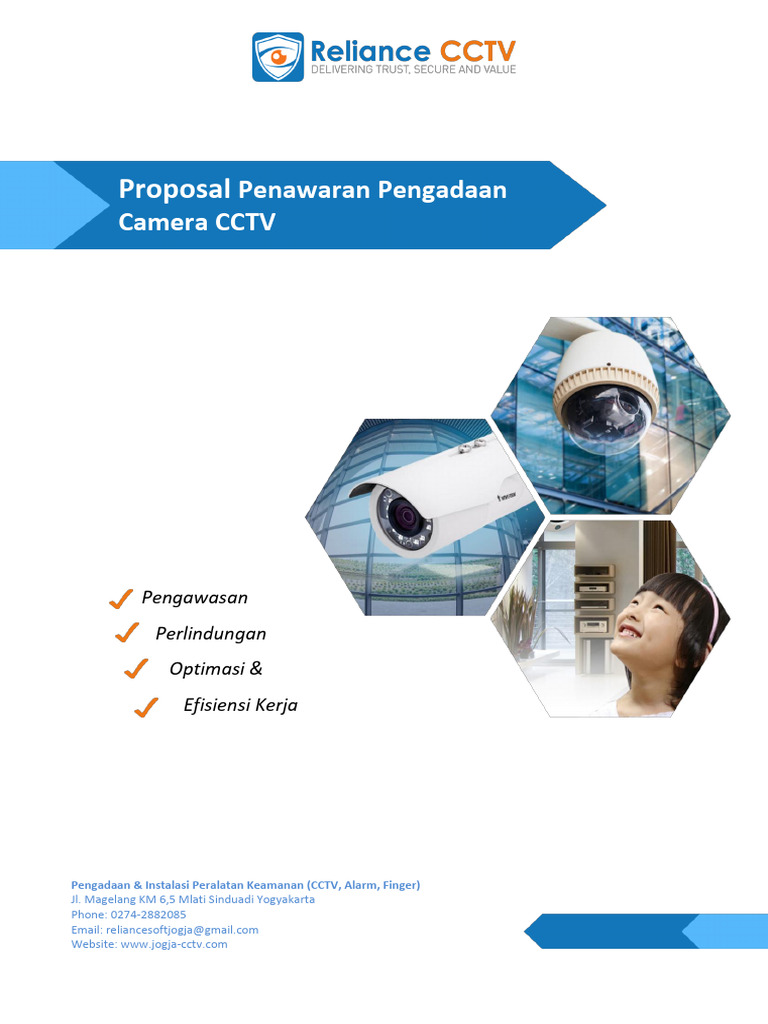 Proposal Penawaran Pengadaan CCTV_Bp. Ridwan | PDF