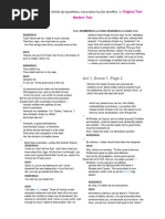 Odyssey and O Brother Comparison Chart | PDF | Odysseus | Odyssey