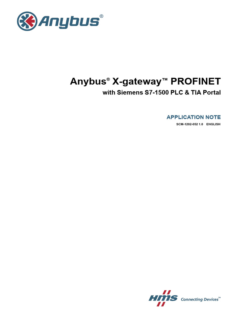 Hms SCM 1202 052 | PDF | Programmable Logic Controller | Input/Output