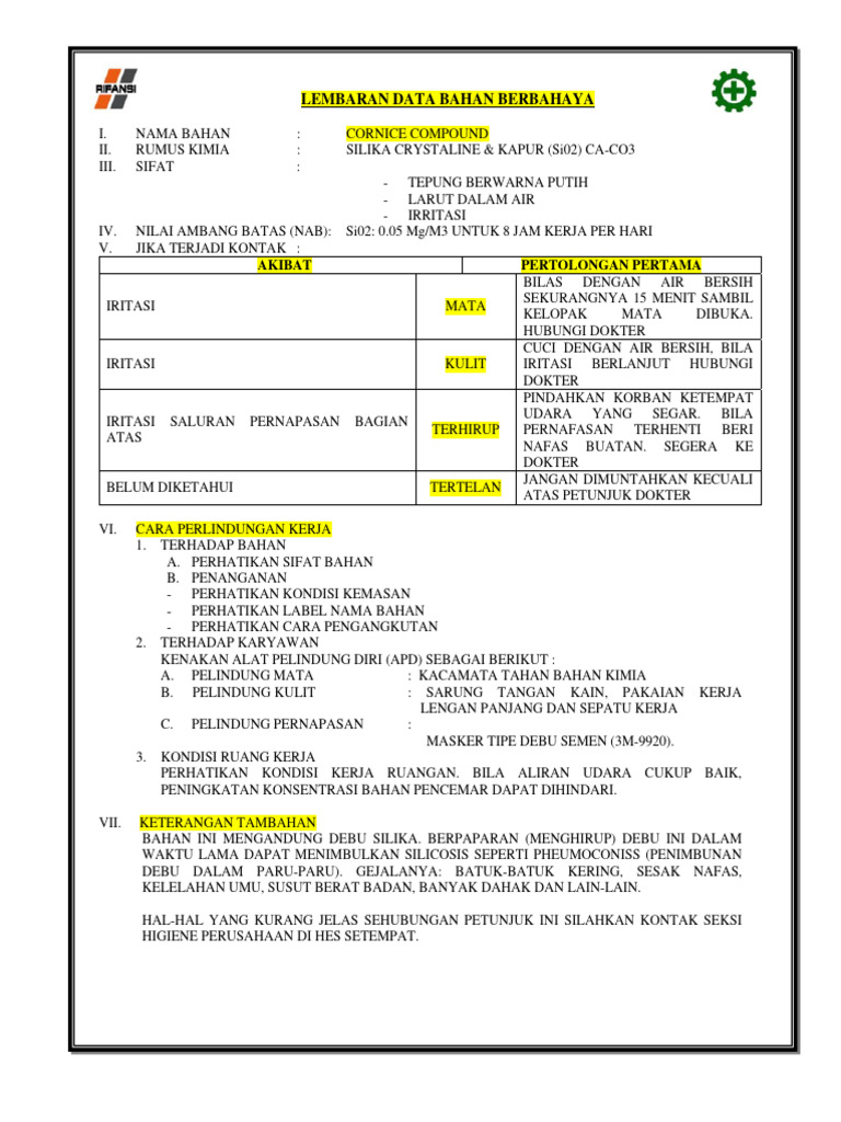 Cornice Compound | PDF
