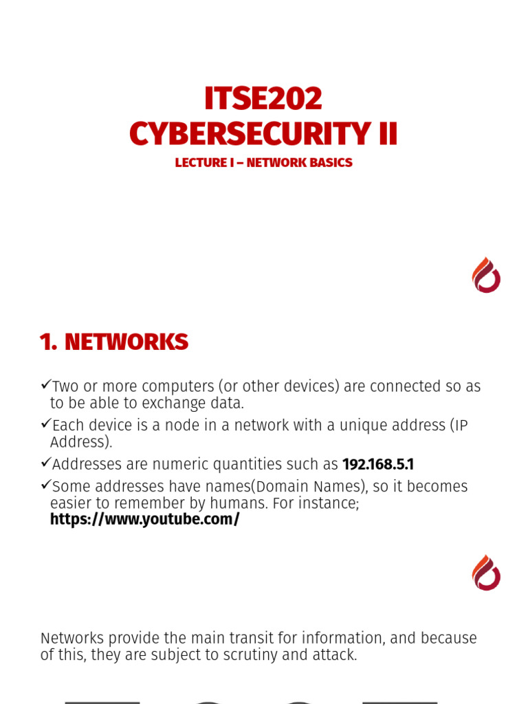Lecture 1 - Network Basics | PDF | Port (Computer Networking) | Computer Network