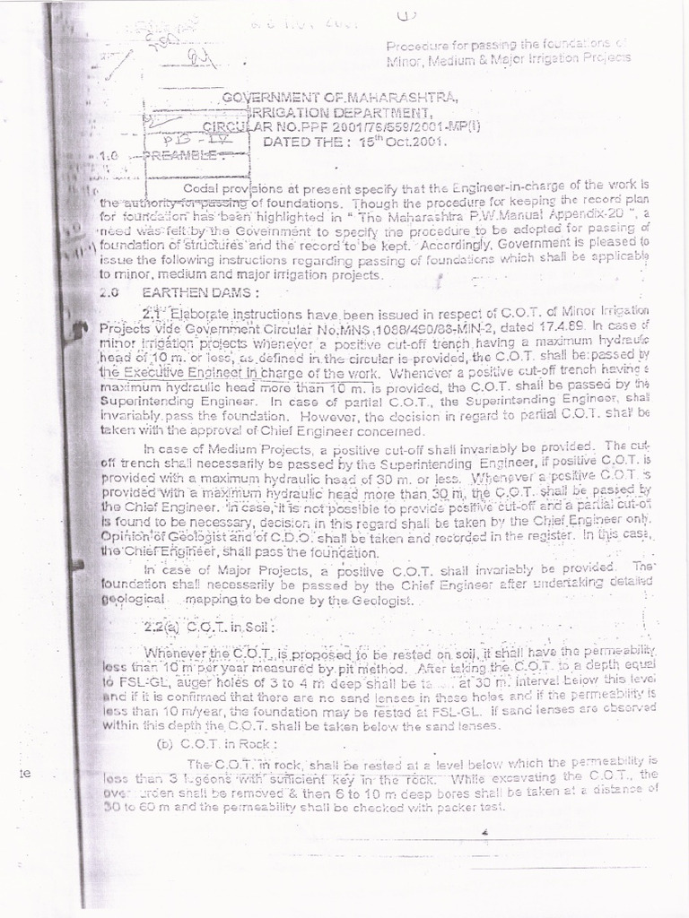 Circular 15.10.01 | PDF