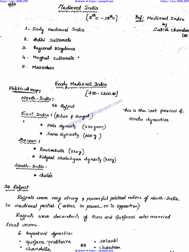 Medieval History Notes PDF Collection | PDF | Business