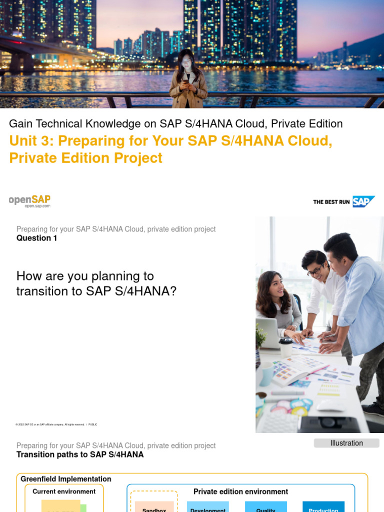 openSAP S4cpe1 Unit 03 PREP Presentation | PDF | Cloud Computing | Information Technology Management