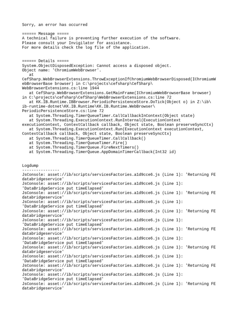 Software Execution Error Notification | PDF | Information Technology | Software Engineering