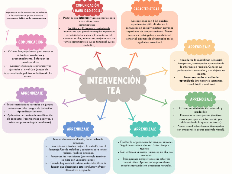 Mapa Cocneptual Tea. Anceae | PDF | Aprendizaje | Comunicación
