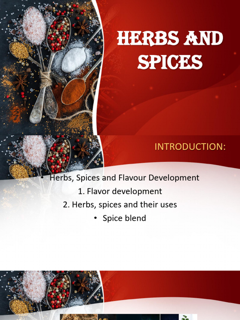 HERBS-AND-SPICES-kitchen-essentials | PDF | Spice | Coriander