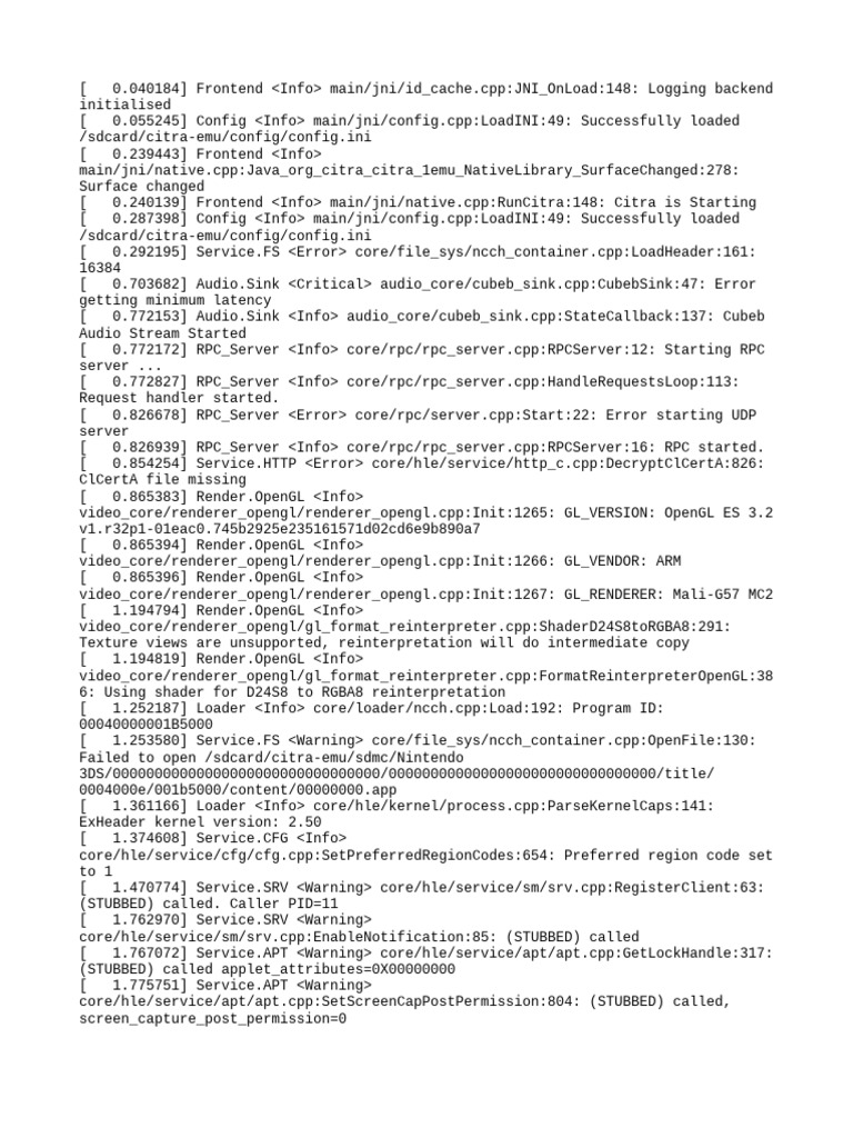 citra_log | PDF | Computer Architecture | Computing