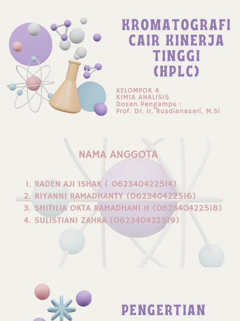 Kromatografi Cair Kinerja Tinggi (HPLC) - 20231220 - 230704 - 0000 | PDF