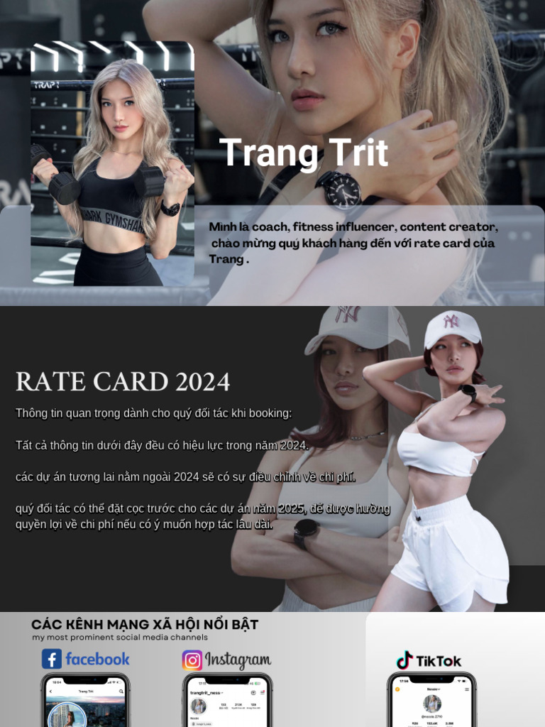 Rate Card Trang Trit | PDF