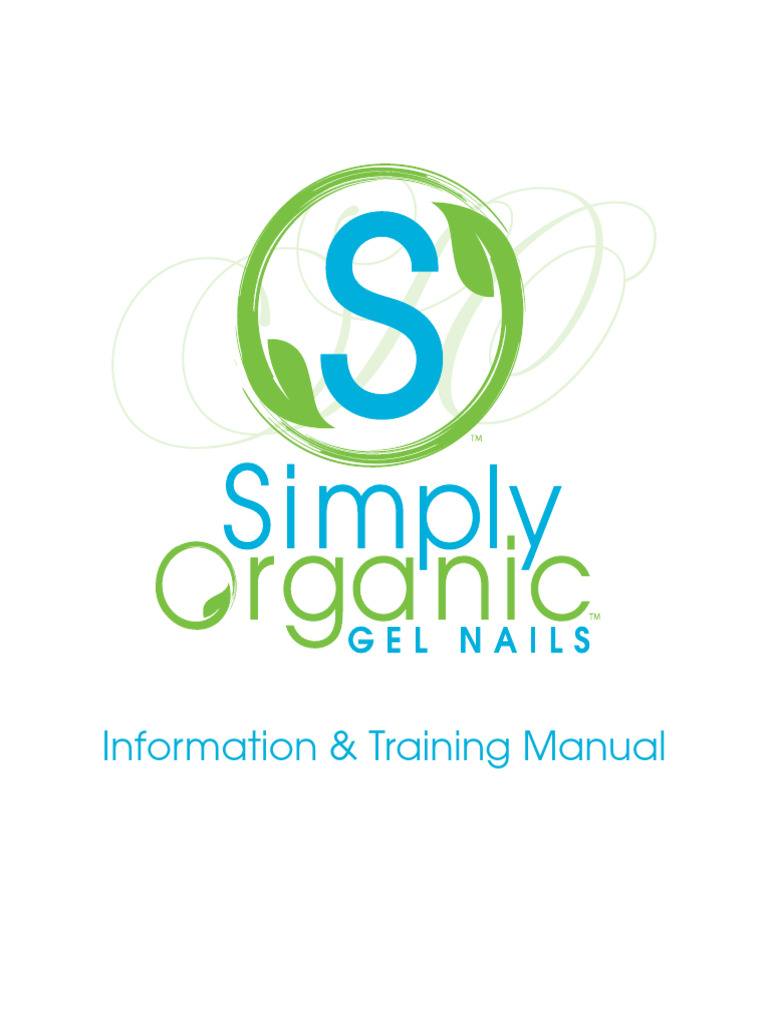 Simply Organic Gel Nails Manual | PDF | Nail (Anatomy)