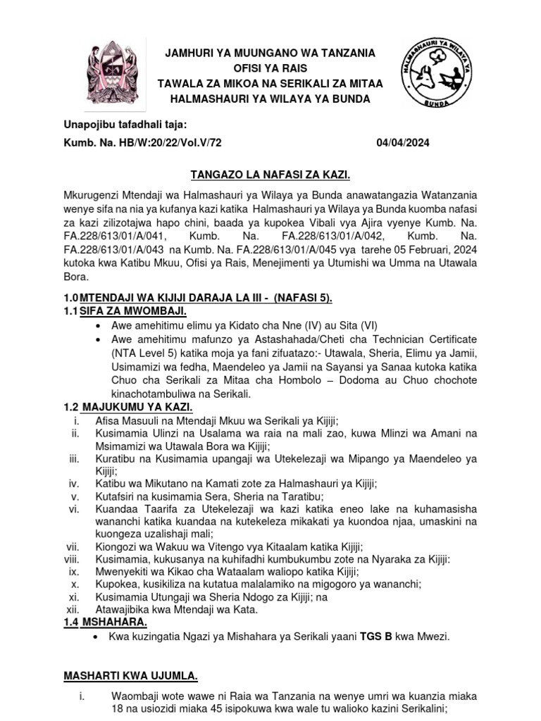 20240404041251bunda Tangazo | PDF