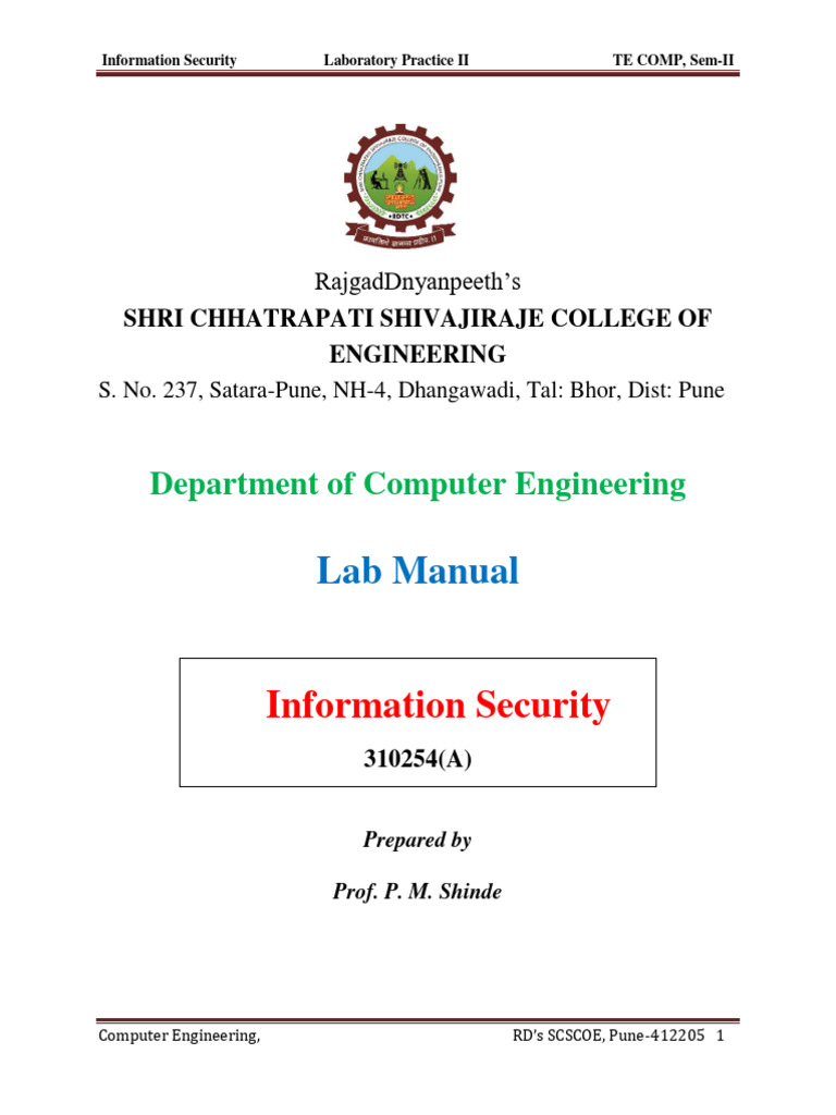 IS Lab Manual | PDF | Public Key Cryptography | Key (Cryptography)