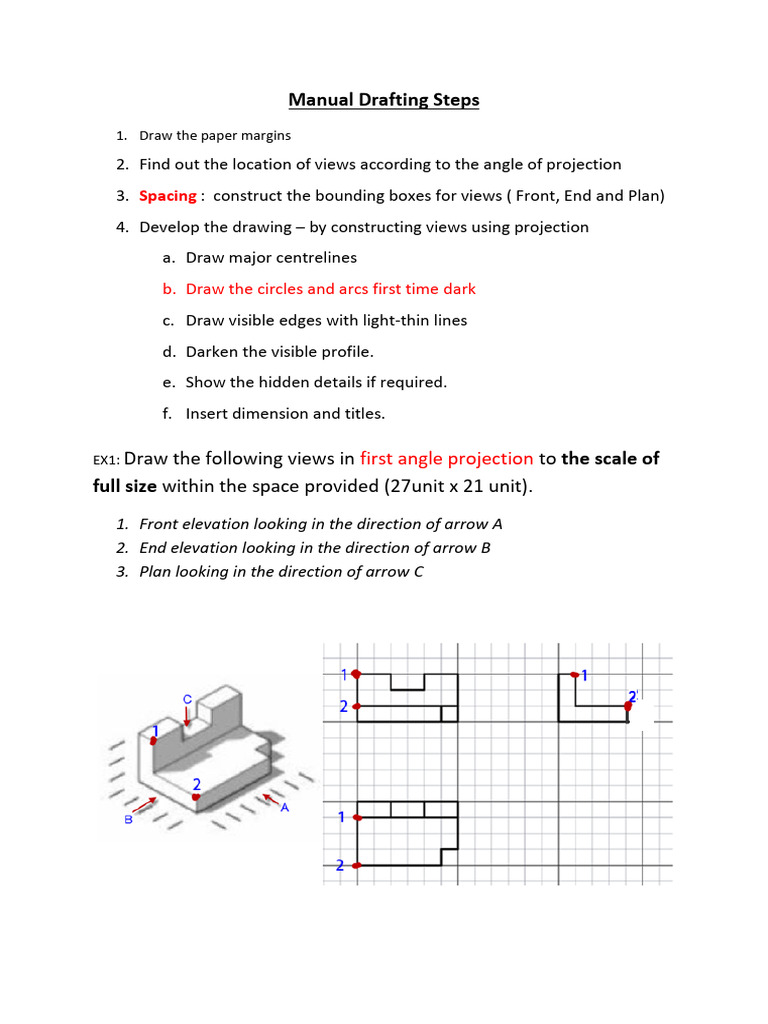 4-Drafting Steps | PDF