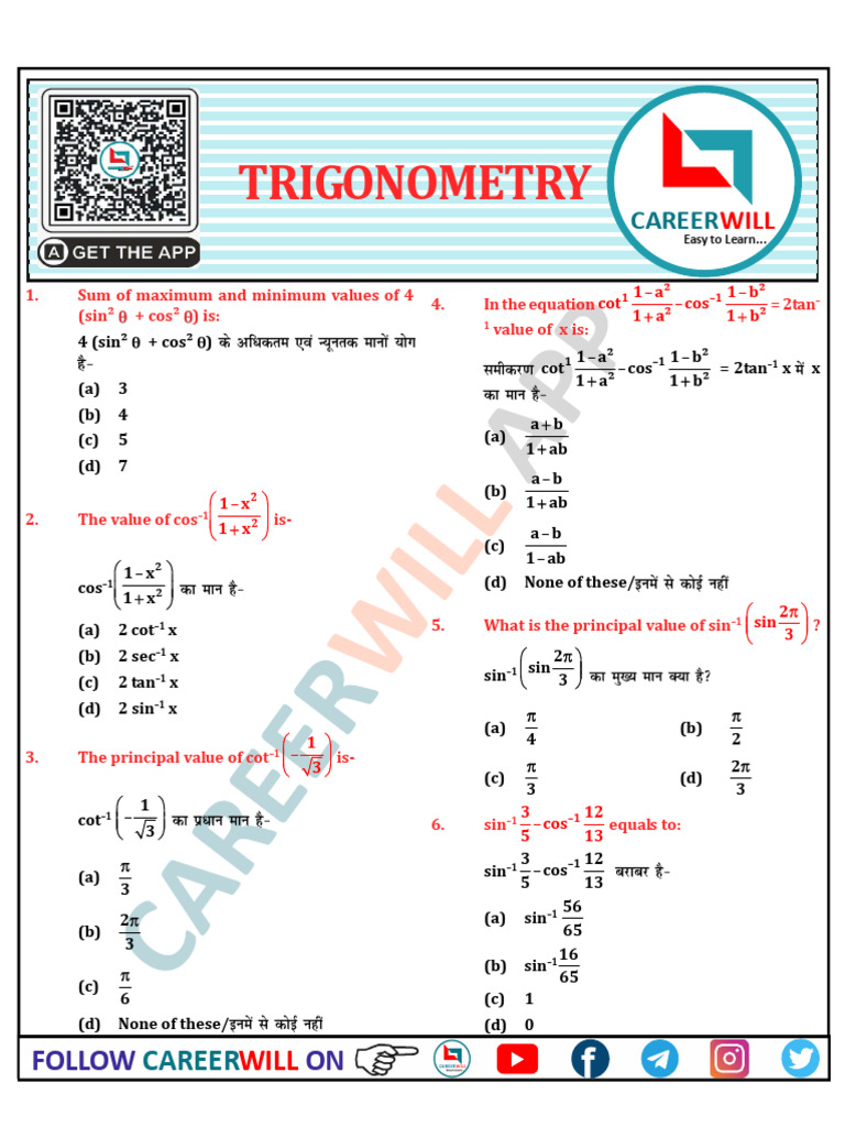 TRIGONOMETRY Student. | PDF | Euclidean Plane Geometry | Geometry