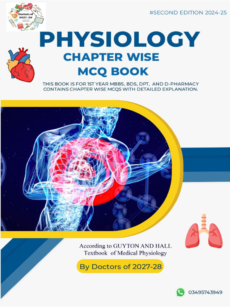 Chapter Wise Physiology MCQ Book (Review) | PDF | Cardiac Muscle | Heart