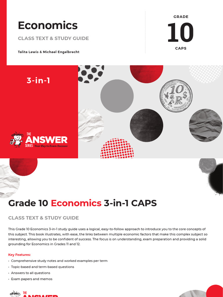 Grade 10 Economics Study Guide | PDF | Supply (Economics) | Demand