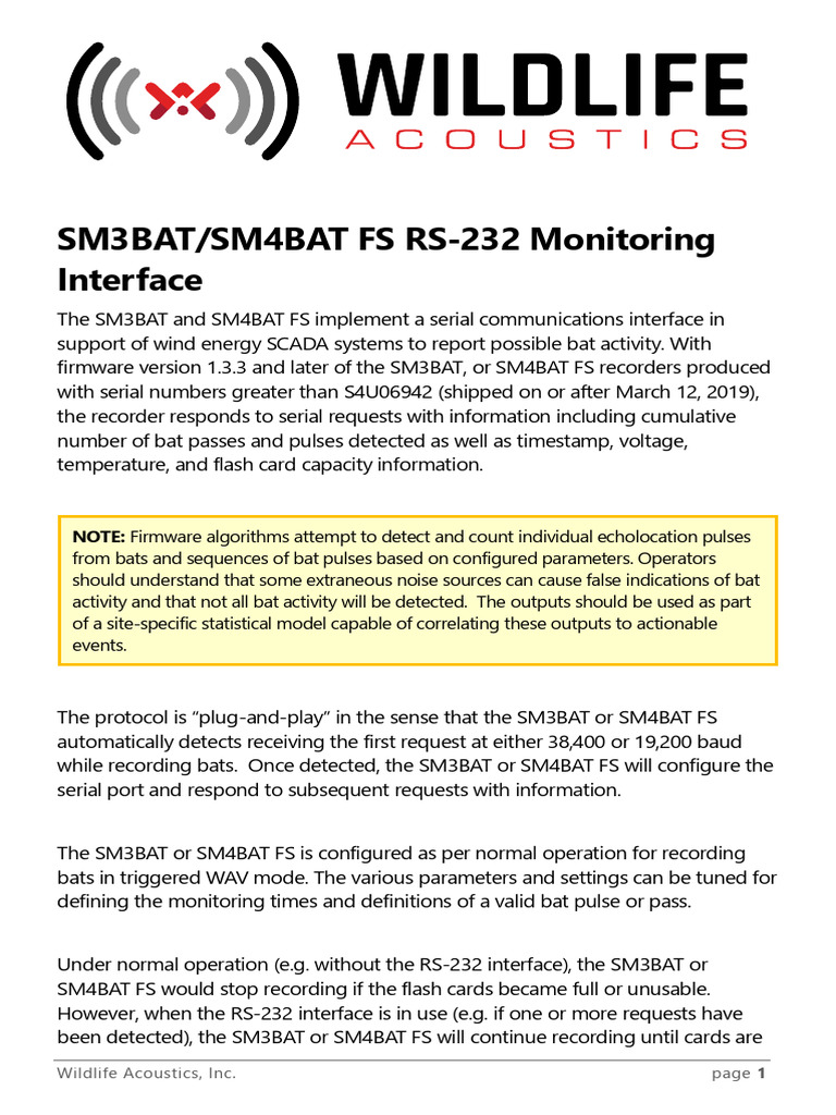 SM3 - SM4 RS 232 Monitoring Interface User Guide | PDF | Bat | Electronics