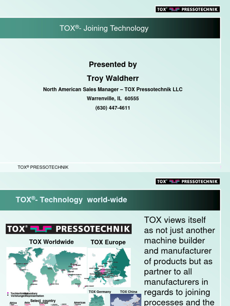 Tox Joining - 2 | PDF | Sheet Metal | Welding