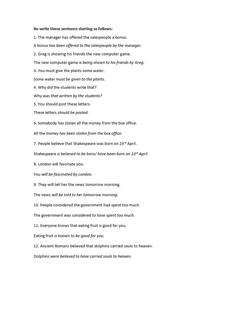 Worksheet 3. Answer Key | PDF