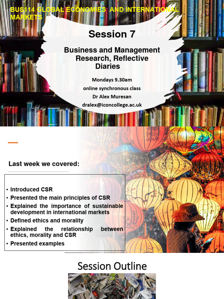 8I-Session 7 PPT Slides Part 1 DR Alex Muresan | PDF | Brand | Methodology