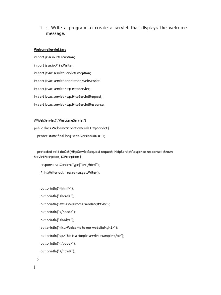 servlet | PDF | Information Retrieval | Information Technology Management