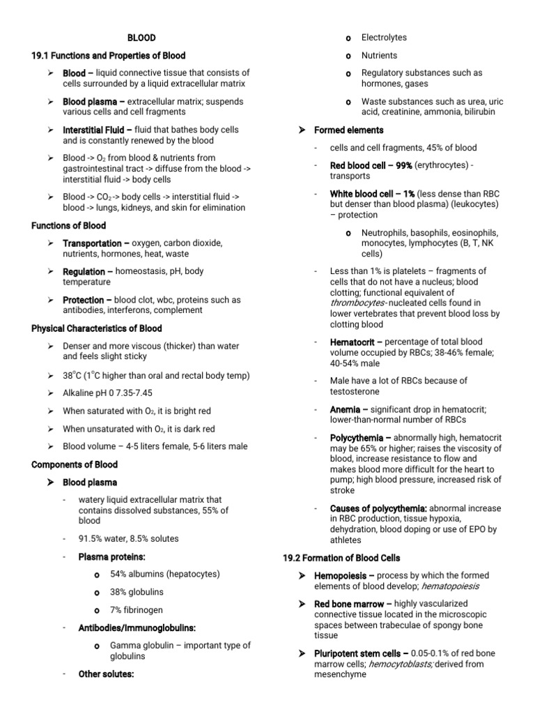 8 Blood | PDF | Medical Specialties | Blood