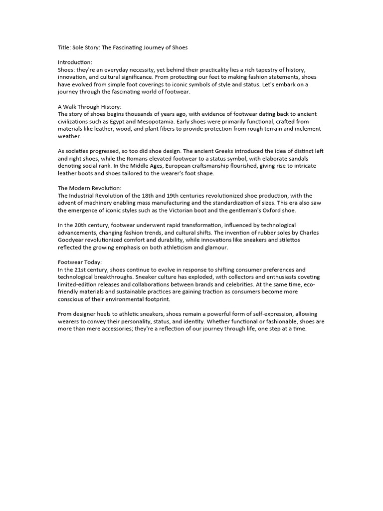 Shoes | PDF | Shoe | Footwear