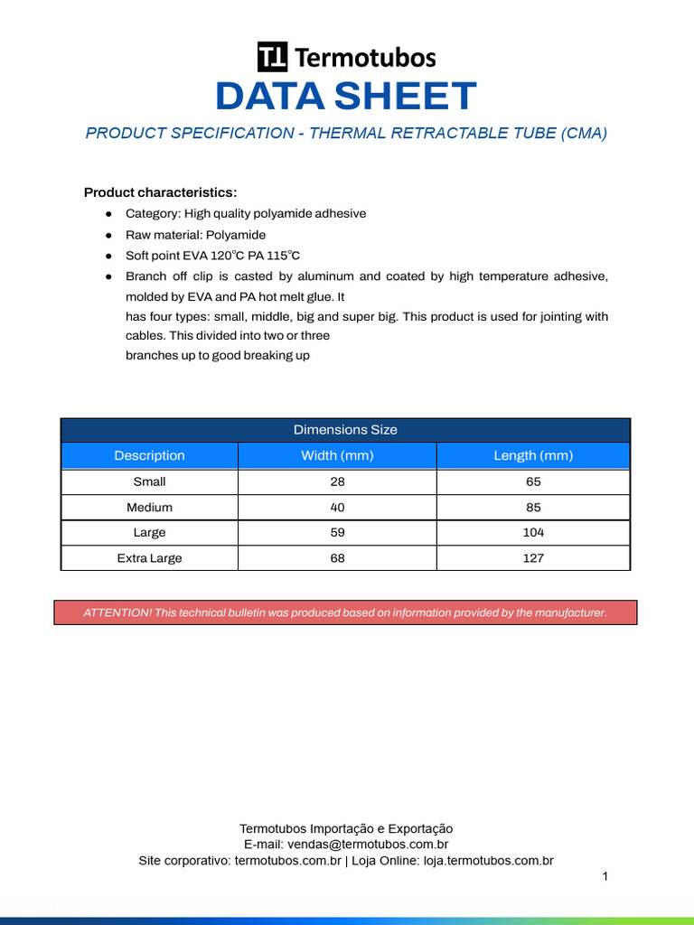 Thermal Tube Specs for Engineers | PDF