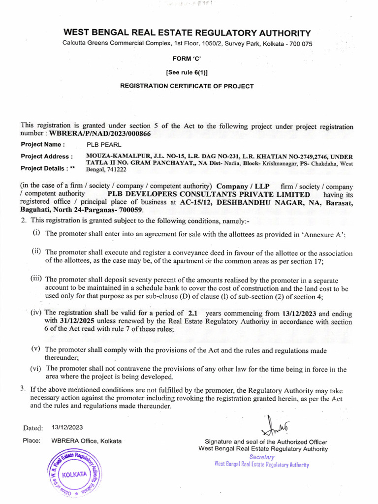 PLB Pearl Flat | PDF | Private Law | Common Law