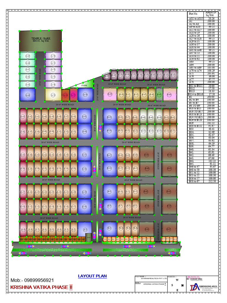 Krishna Vatika Phase II Layout Plan | PDF