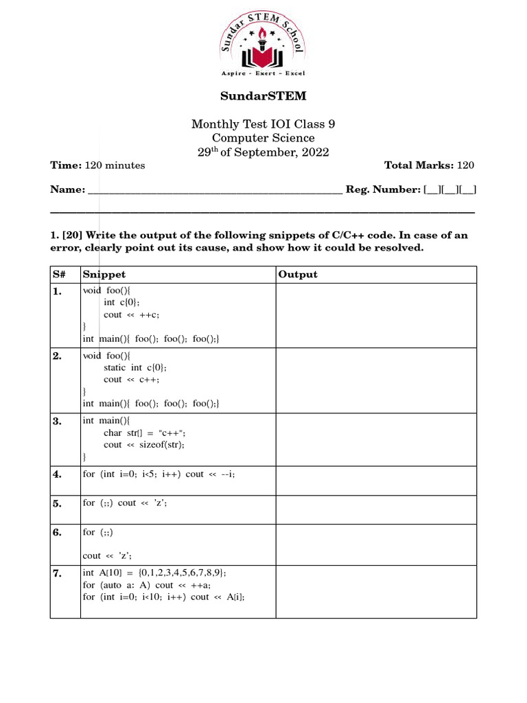 CS 2022 09 29 | PDF | Mathematical Logic | Computer Programming