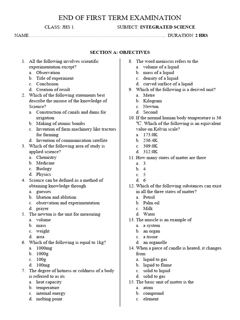 Science JHS 1 - 1 | PDF | Soil | Fires