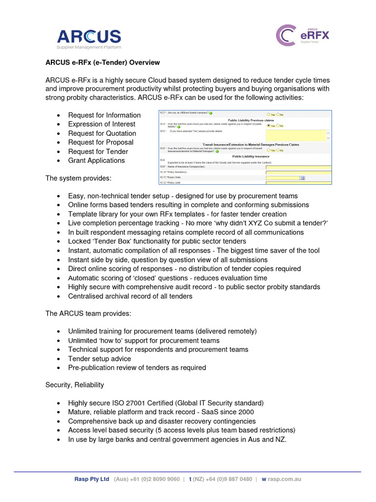 ARCUS eRFx Overview.feea854e | PDF