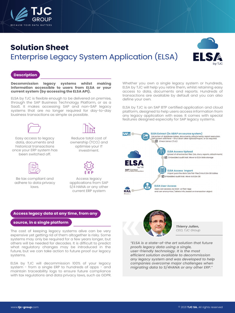 Solution Sheet ELSA | PDF | Enterprise Resource Planning | Computing Solution Sheet ELSA | PDF | Enterprise Resource Planning | Computing