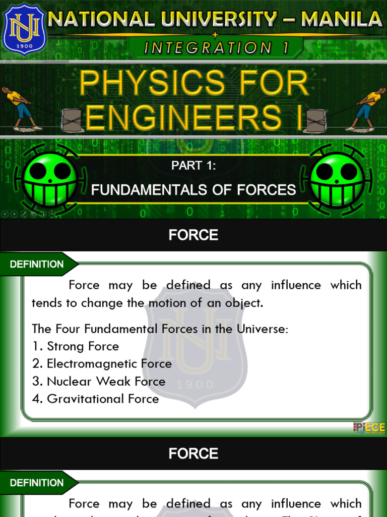 Lesson 7 - Physics For Engineers 1 | PDF | Friction | Force